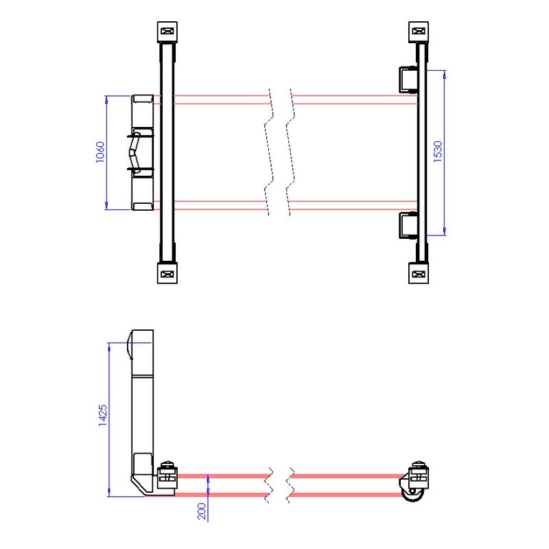 Kit de berce porte container 20 pieds - Ambert Bennes